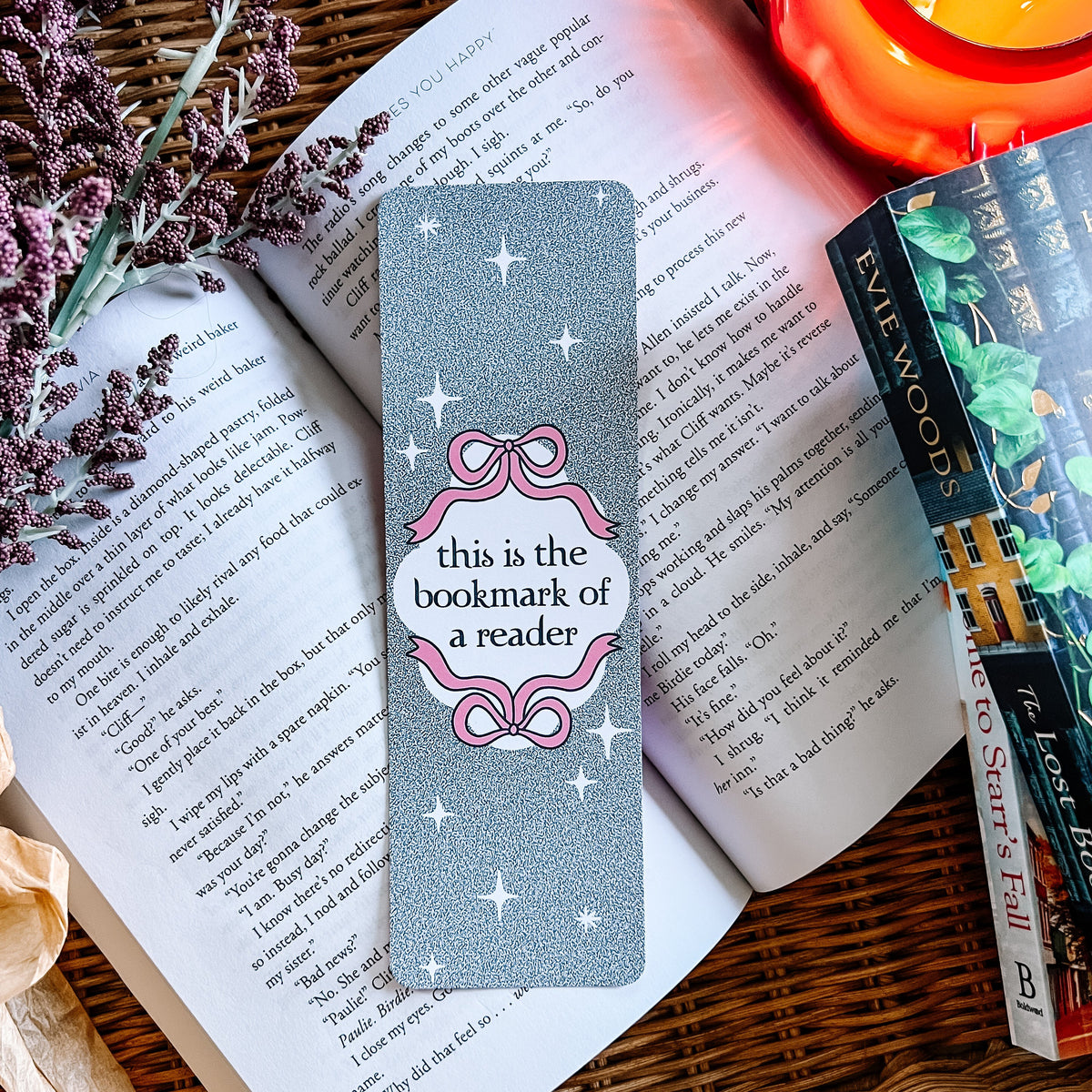 This Is The Bookmark Of A Reader Twilight Bookmark – Painted Lavender
