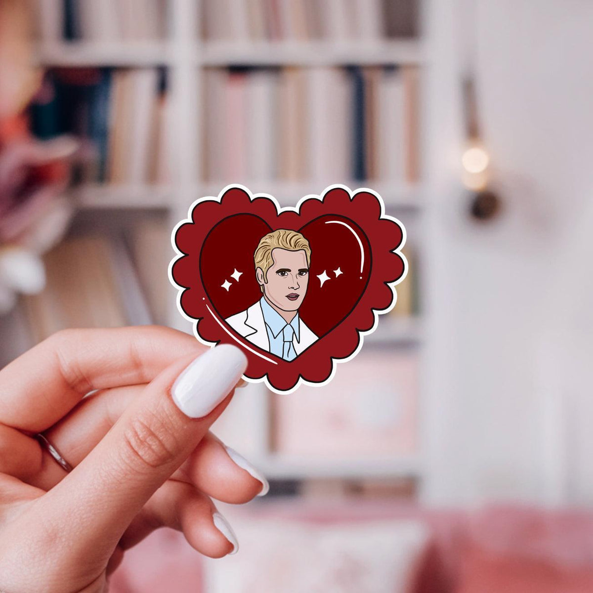Carlisle Heart Locket Sticker – Painted Lavender