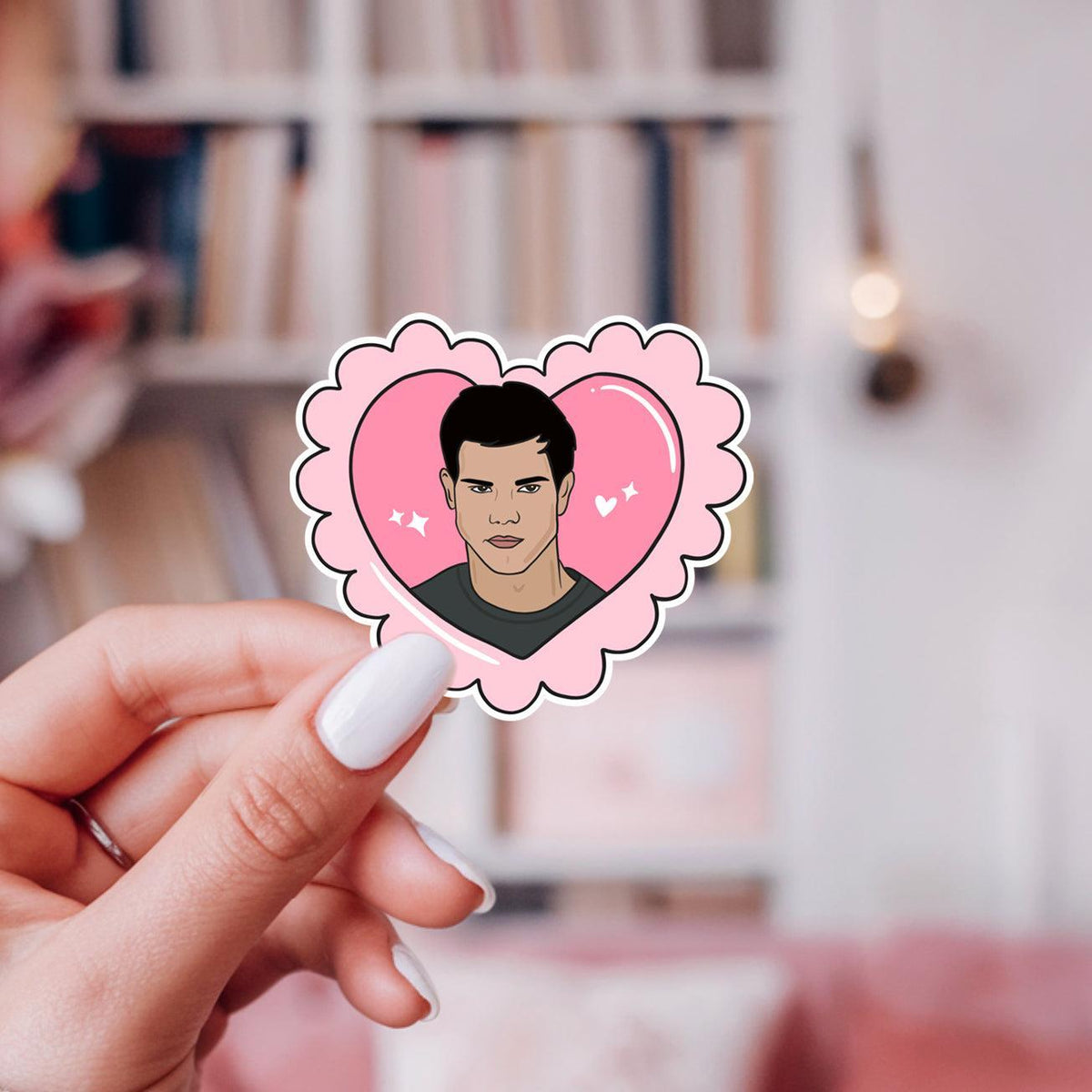 Jacob Heart Locket Sticker – Painted Lavender